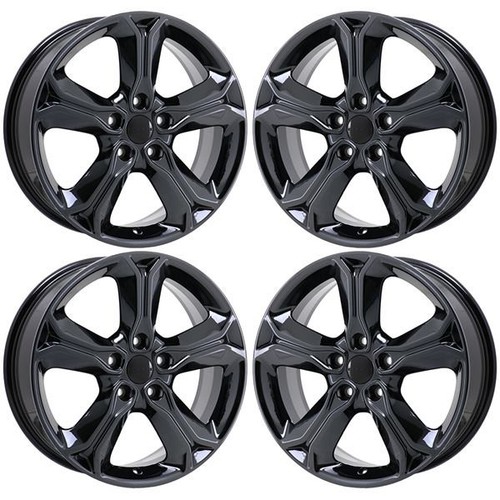 19" DODGE JOURNEY PVD BLACK CHROME WHEELS-C RIMS FACTORY OEM 2519 ...