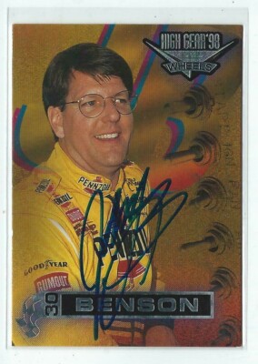 Johnny Benson Signed 1998 Wheels High Gear Card #11 NASCAR | eBay