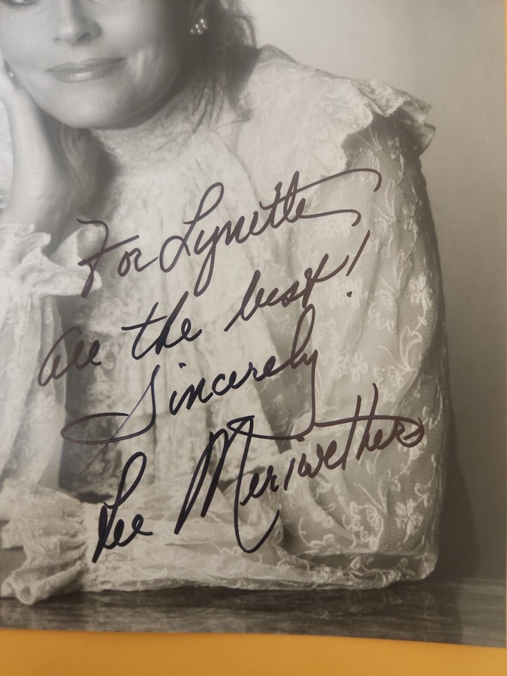 Lee Meriwether Signed Photo/miss America 1955, Time Tunnel, Barnaby ...