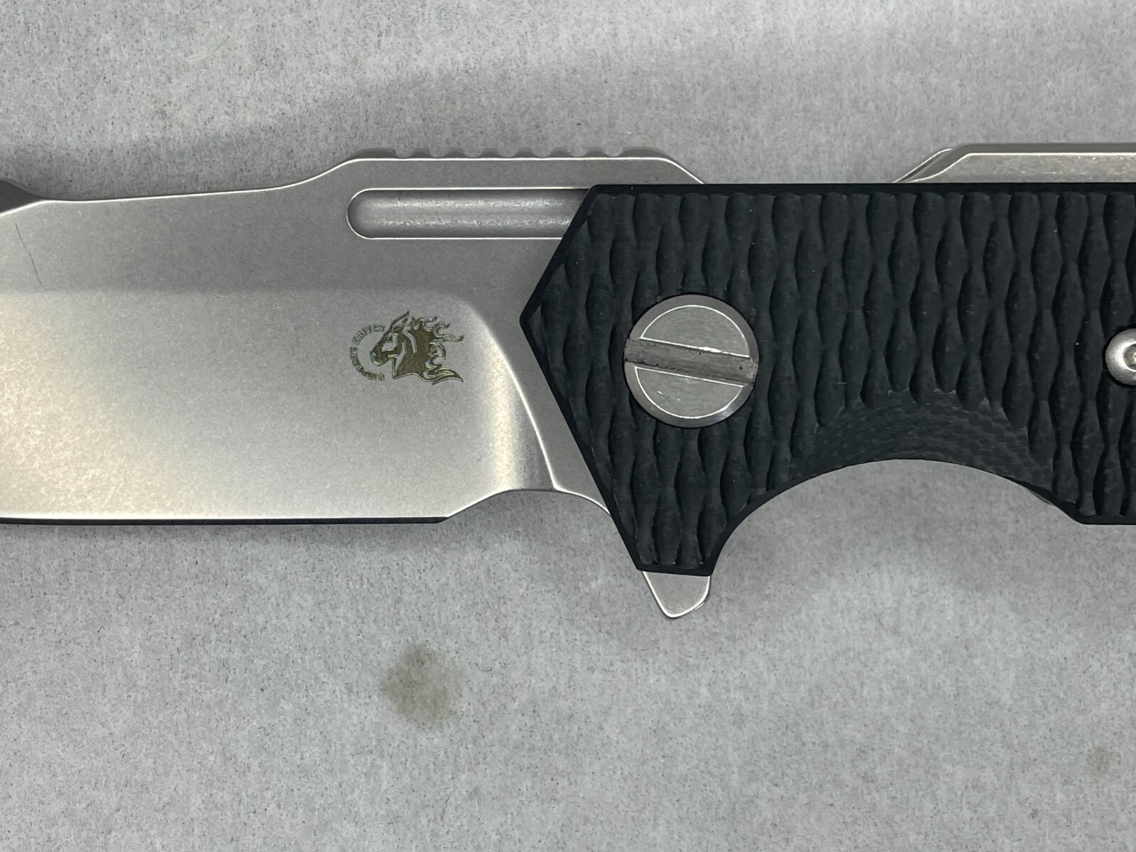 RARE Hinderer Halftrack Black G10/Titanium Tryway S45VN Harpoon Spanto ...