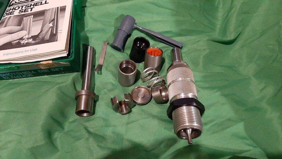 RCBS 12 ga. RELOADING DIES SET for plastic and paper shells RARE for ...