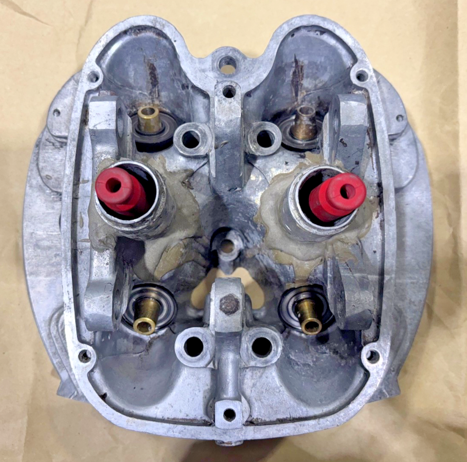 BSA A65 Lightning Hornet Twin Carb Cylinder Head Modified 4 plug ...