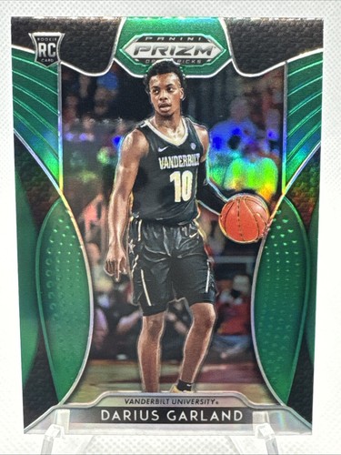 2019-20 Panini Prizm Draft Picks Green Prizm Darius Garland #68 Rookie ...