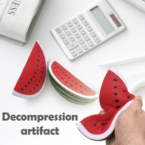 Watermelon Model Fake Food Decompression Toy Slow Rising Stress ...