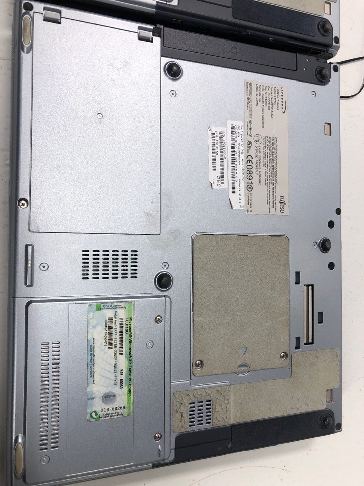 LOT Of 2 Fujitsu Lifebook T Series T4010 Tablet 1GB Ram No Hard drive ...