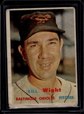 1957 Topps #340 Bill Wight Trading Card | eBay