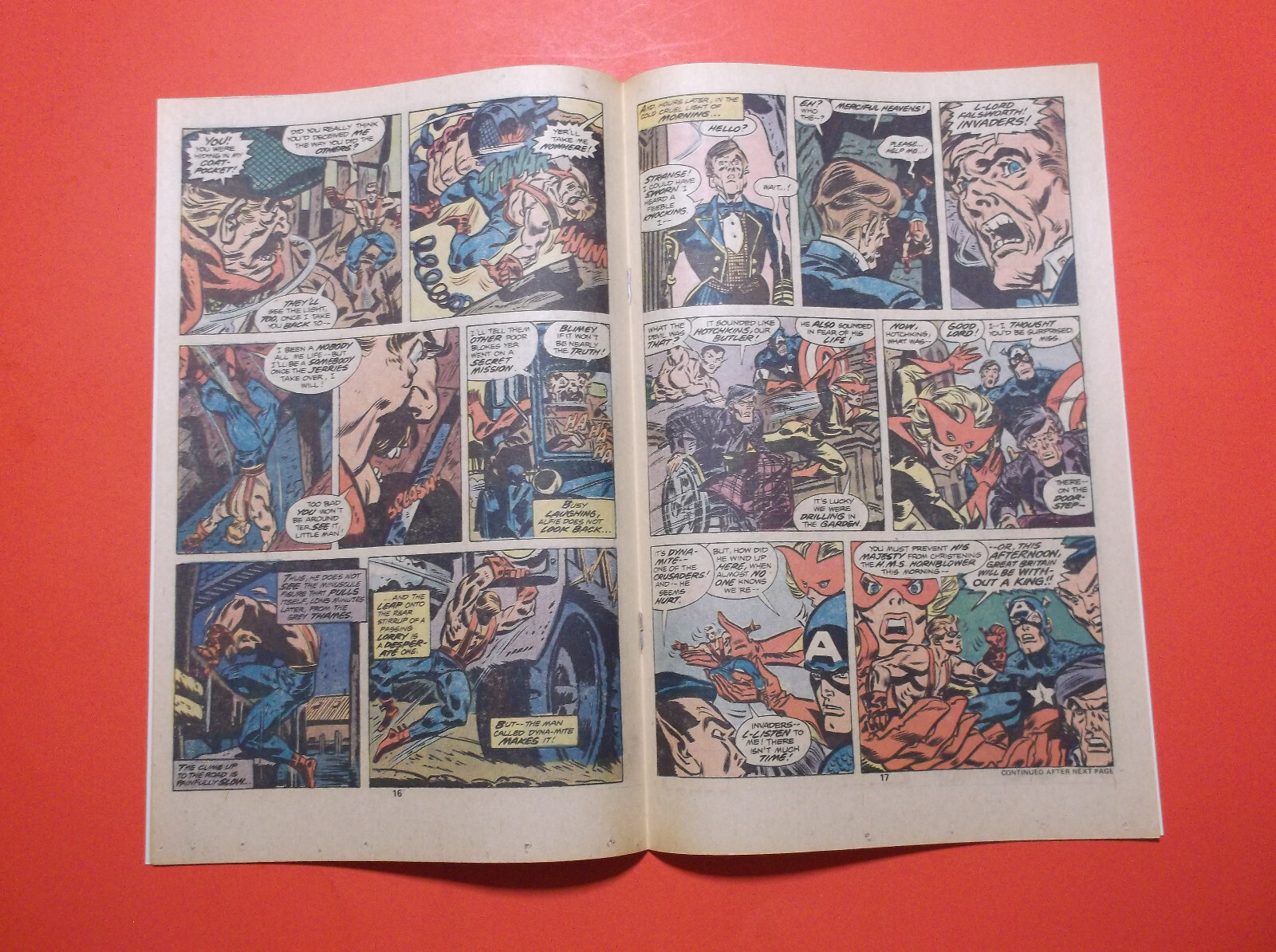 THE INVADERS # 15 - NM- 9.2 - VS. CRUSADERS - SPITFIRE LEAVES - 1977 ...