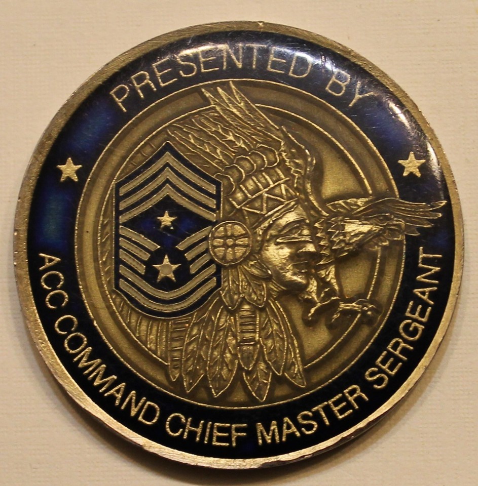 Air Combat Command ACC Command Chief Master Sergeant Air Force ...