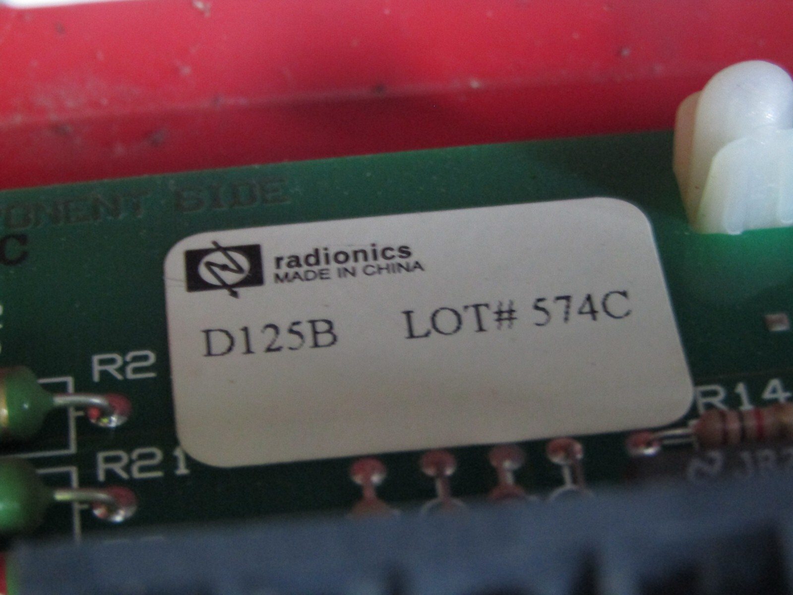 BOSCH PROTECTED PREMISES CONTROL PANEL W/ RADIONICS FIRE CONTROL PANEL ...