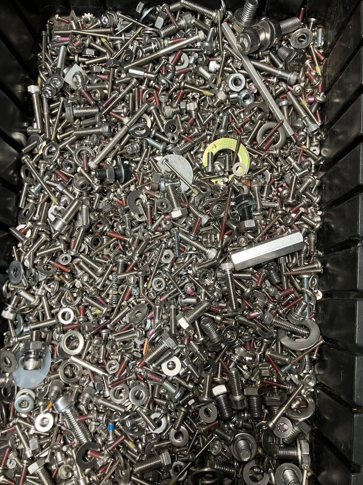 7lbs 900+ Hardware Screws Assortment Stainless Steel Bolts & Nuts ...