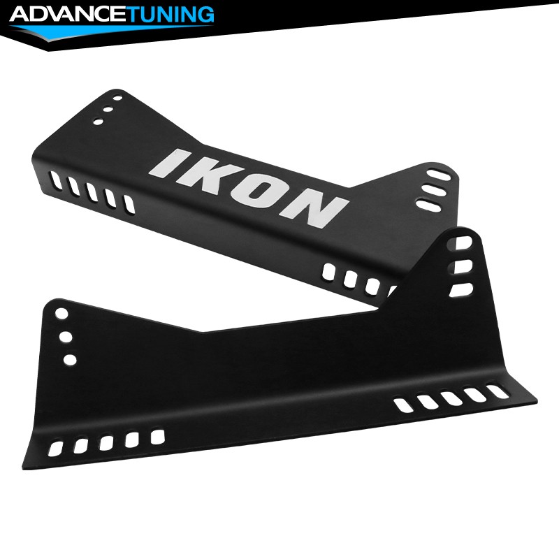 Pair Universal Adjust Bucket Racing Seats W/Slider 4 Point 2" Belt ...