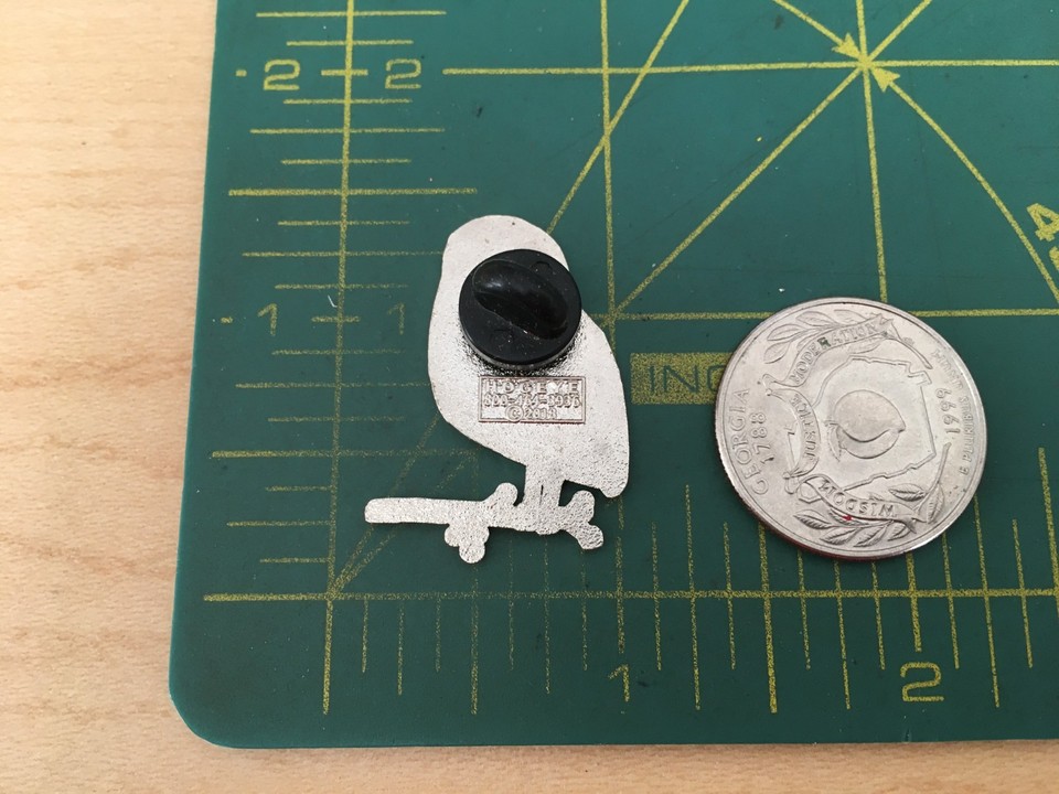 2018 Brooch Pin SIGNED HOGEYE Enamel Owl Silver tone Jewelry lot y | eBay