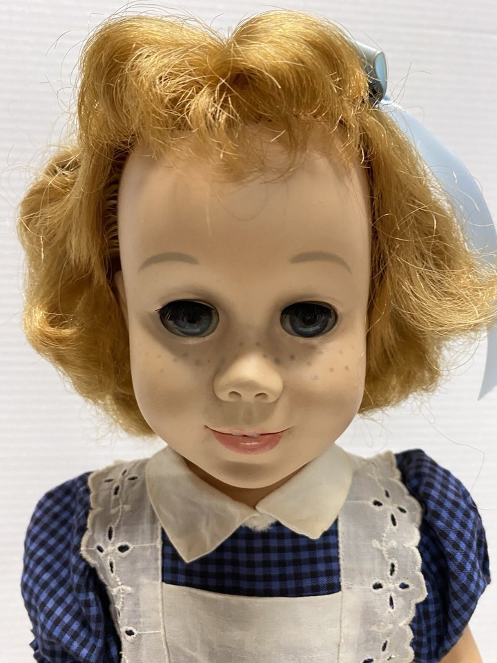 Mattel CHATTY CATHY Doll 1959 Strawberry Blonde Blue Eyes PICTURE ...