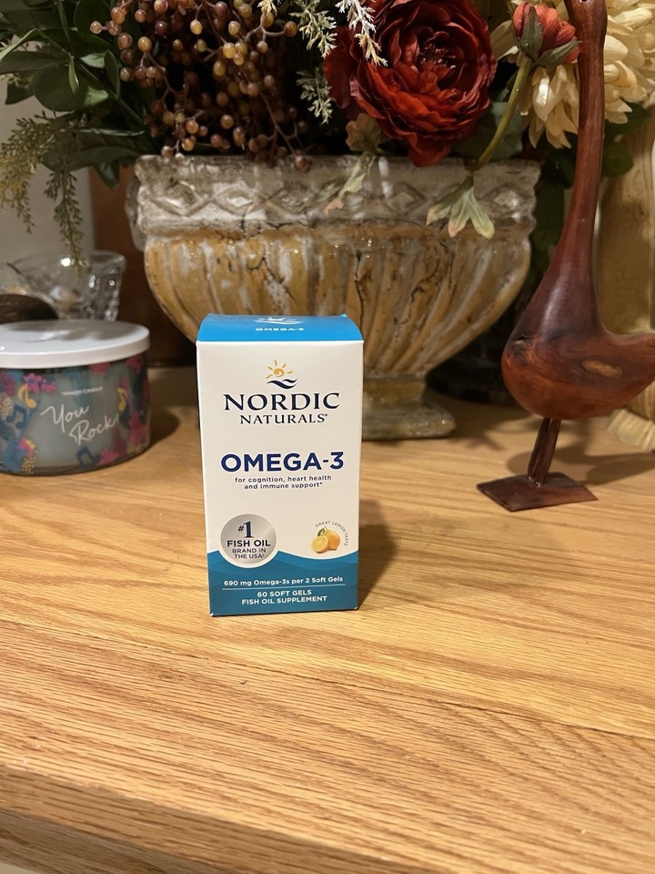 Nordic Naturals Ultimate Omega High-Potency Omega-3 Lemon Flavor 60 ...
