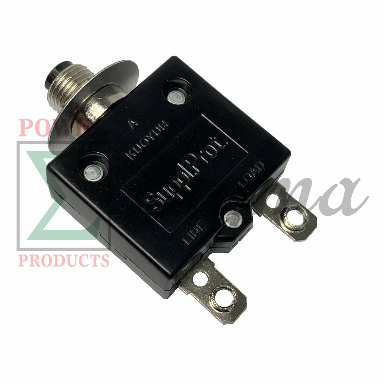 Panel Mount Reset Thermal Push Button Circuit Breaker 20A Amp 125 ...