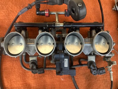 2009-2012 Kawasaki Ninja ZX6r, throttle bodies Complete/throttle Cables ...