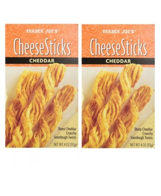2 Packs Trader Joe's Cheese Sticks Cheddar Sharp Cheddar Crunchy 4 OZ ...
