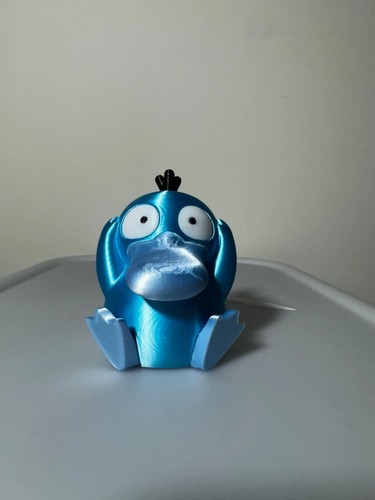 Psyduck Blue Shiny 3d Print COLORED 3 Inches Tall - Pokemon - Metallic ...