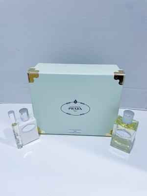 Prada Les Infusions De Iris 3PC Set 3.4oz/100ml EDP Spray For Women NIB ...