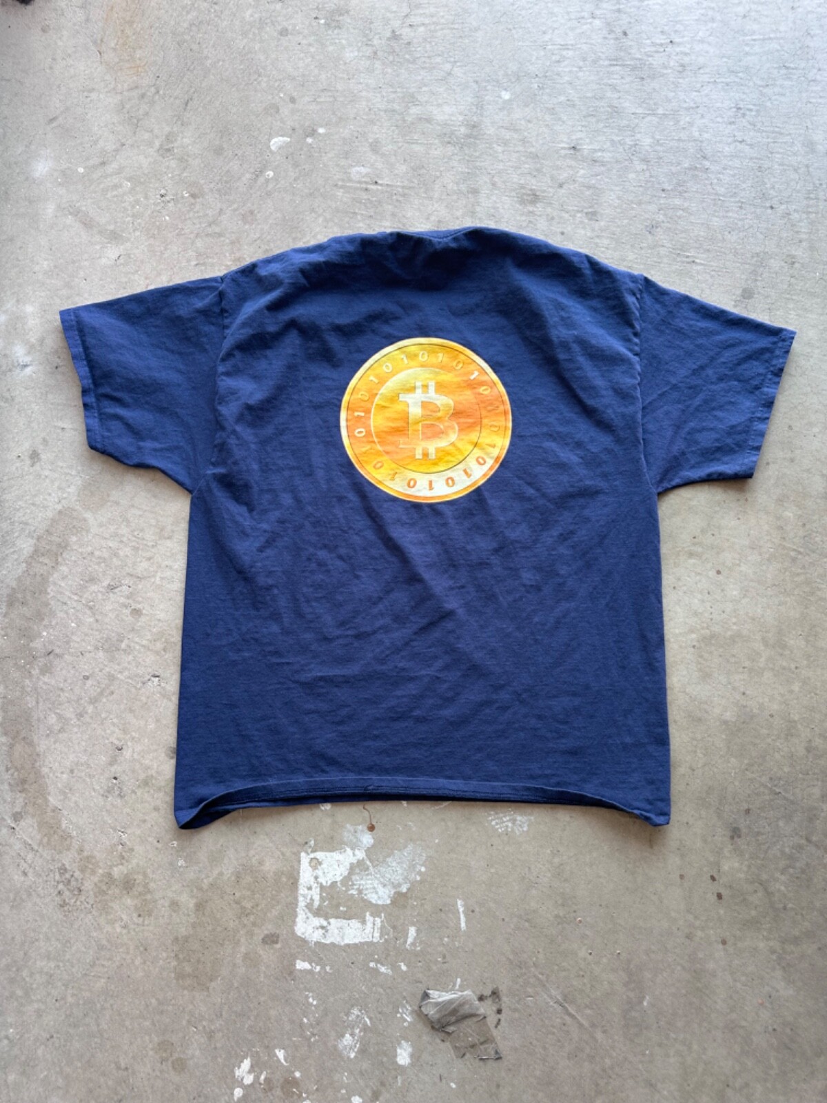 2000s Y2K Bitcoin Satoshi Nakamoto T-shirt XL - Gem