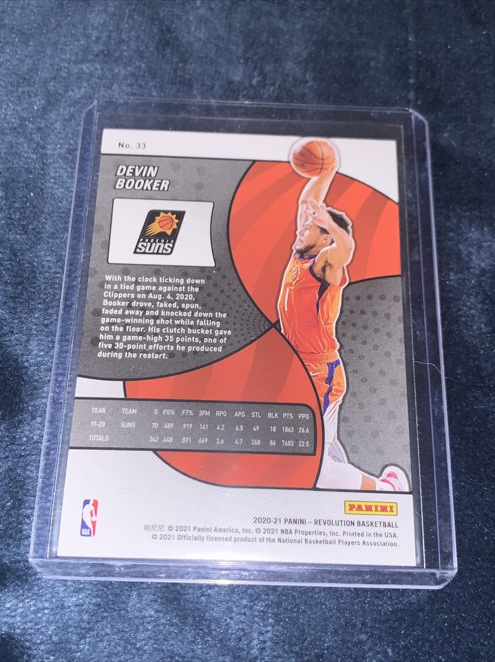 2020-2021 Revolution Devin Booker #33 Phoenix Suns | eBay
