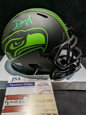 SEATTLE SEAHAWKS DEVON WITHERSPOON SIGNED ECLIPSE MINI HELMET JSA COA ...