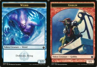Weird/Goblin Token Izzet Guild Kit Light Play MTG Magic DNA GAMES | eBay