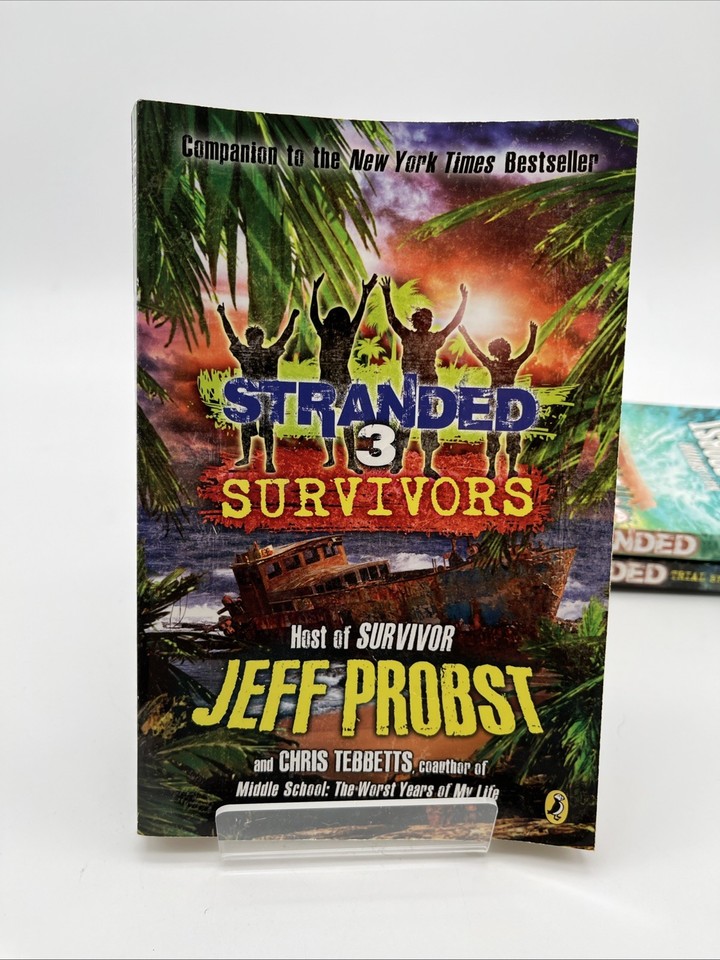 Stranded Series Books 1–3 by Jeff Probst & Chris Tebbetts Survival Adventure Lot | eBay