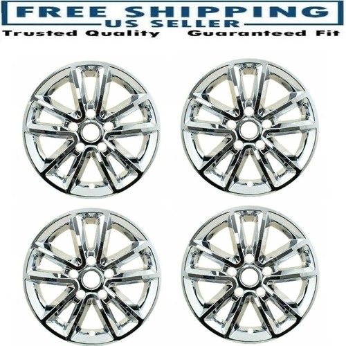 Set of 4 2014-2019 CARAVAN Chrome 17" Wheel Skins Hub Caps Rim Covers ...