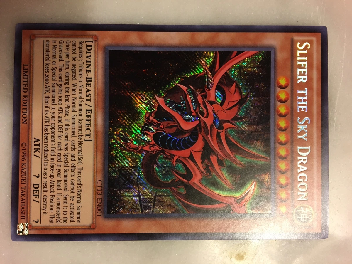 Original Slifer The Sky Dragon Card