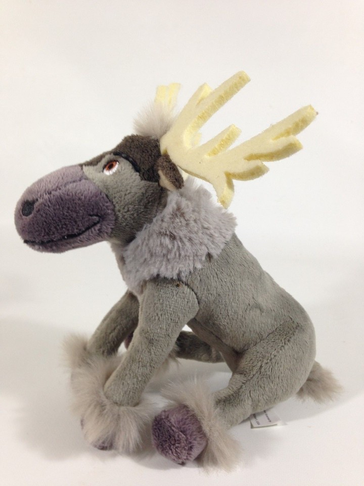 Disney Frozen Movie SVEN the Talking Reindeer Plush Stuffed Toy 8" Just ...