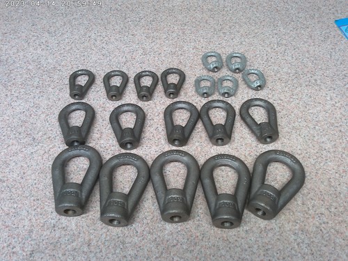 Lot Of 19 New Chicago Hardware Machine Lifting Eye Hook | eBay