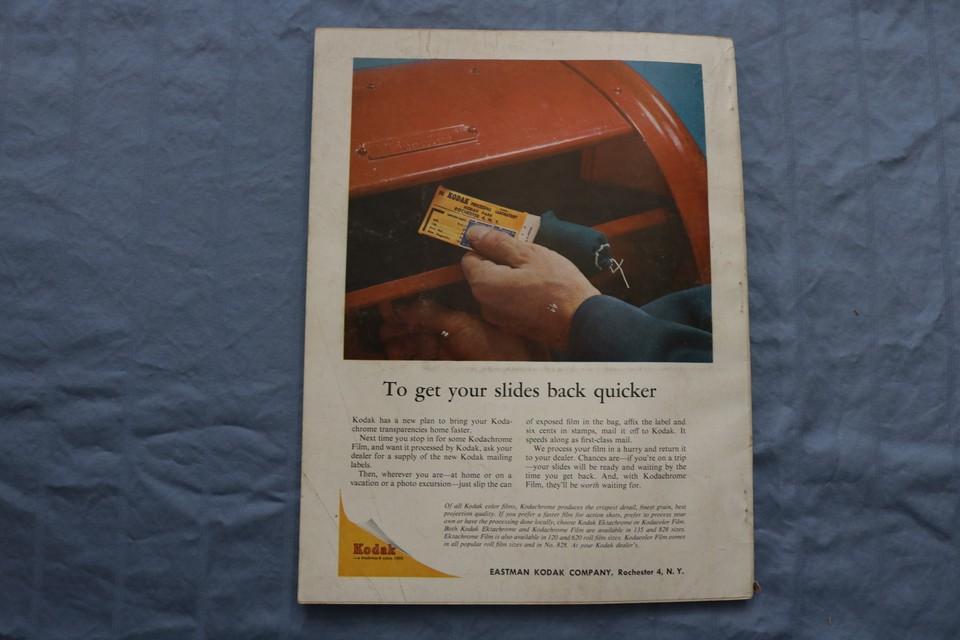 1957 APRIL POPULAR PHOTOGRAPHY MAGAZINE - PAULETTE NELSON COVER - SP ...