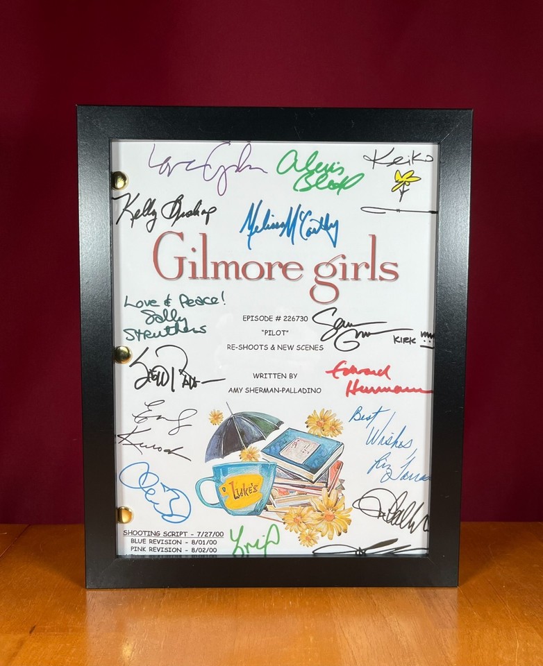 Gilmore Girls Pilot Script Signed- Autograph Reprints- 74 Pages ...