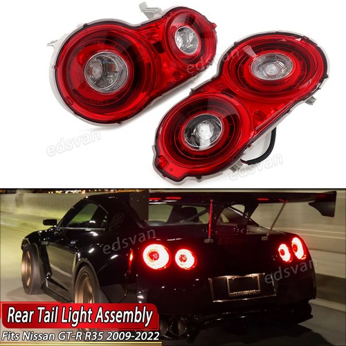 Pair Red LED Rear Tail Lamps Lights Upgrade To 2017 For 2009-2022 ...