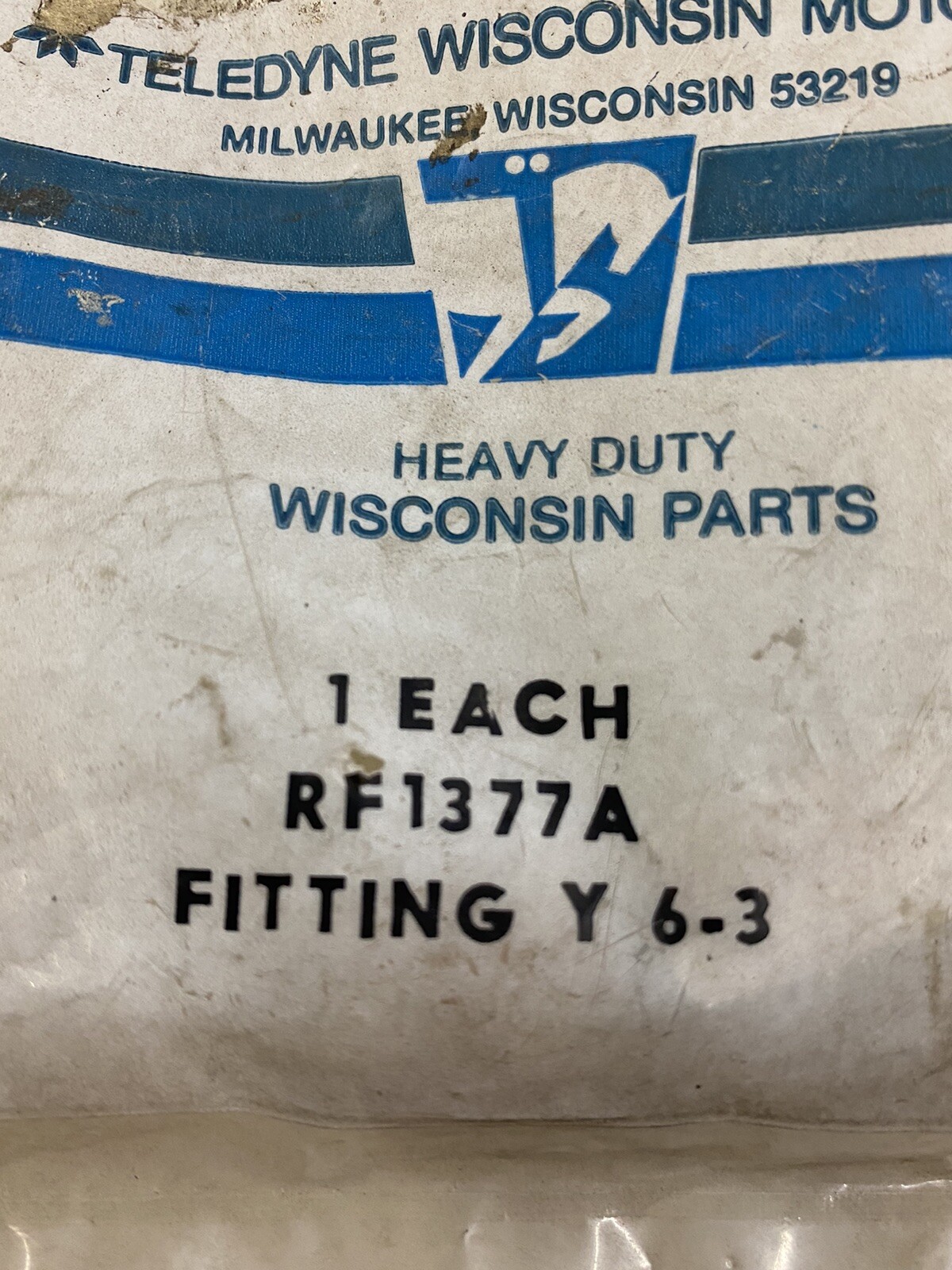 2 WISCONSIN RF1377A FITTINGS FITTING "Y" 1/4P (SPCL) for sale online | eBay
