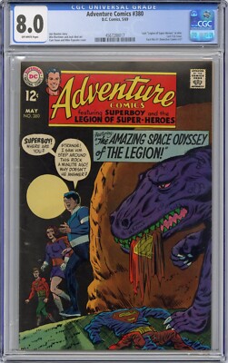 Adventure Comics #380 - DC 1969 Silver Age Issue - CGC VF 8.0 | eBay