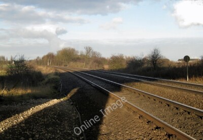 Photo 6x4 The Railway towards Ulceby Ulceby Skitter Photo taken from a ...
