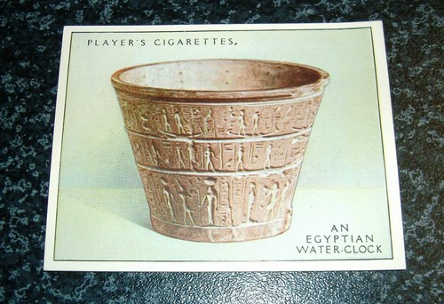 John Player (LARGE) - Clocks Old & New No1 - Egyptian Water Clock ...