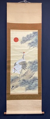 Paintings & Scrolls - Pine Tree Japanese Antique