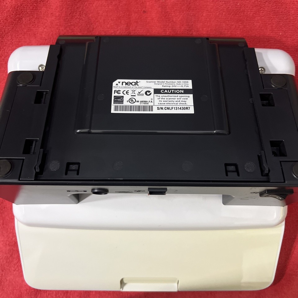 🔥 Neat Desk ND-1000 Desktop Receipt Document Scanner Digital Filing ...