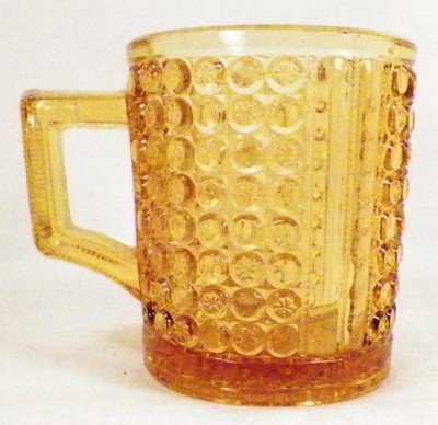 Richards & Hartley Three Panel Mug #25 Amber Early American Pressed ...