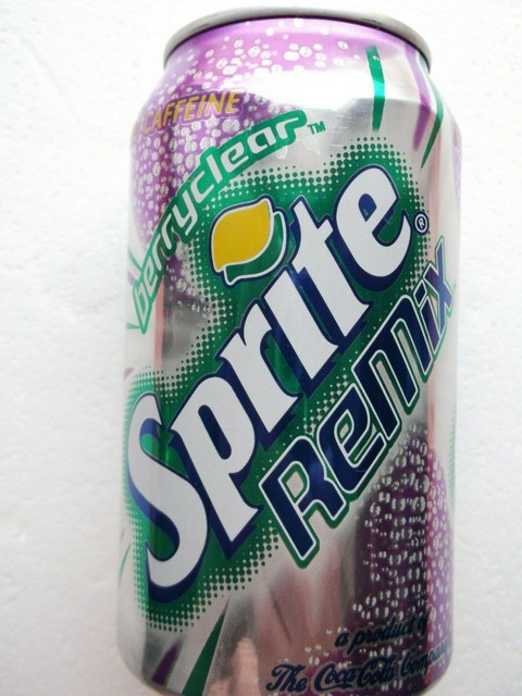 Sprite Remix Berry Clear 2005 Empty Can USA Discontinued RARE Top ...