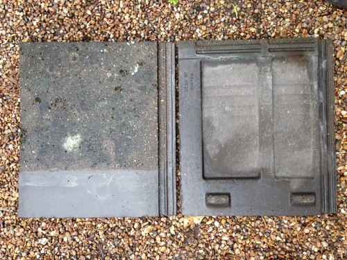 Danum Slate grey concrete roof tile (17" x 15") - 100 available | eBay UK
