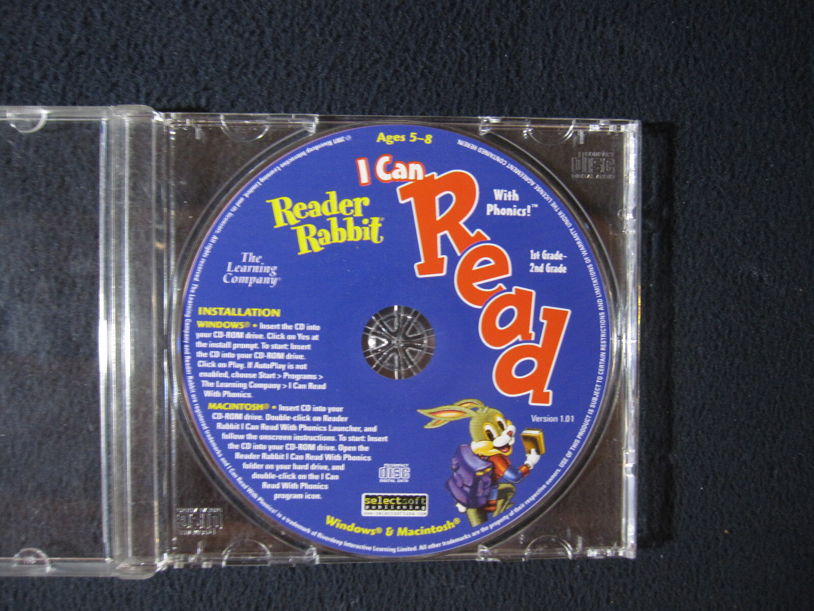 Reader Rabbit I Can Read with Phonics Ages 5-8 [CD-ROM] 2001 Windows 95 ...