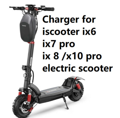 🔥fast 3A battery charger for iscooter ix6 ix7 pro ix8 x10 pro electric ...