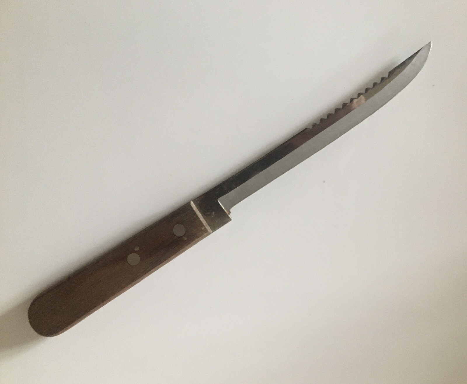 Vintage Stainless Steel Fillet Knife w/Leather Sheath Fishing Japan ...