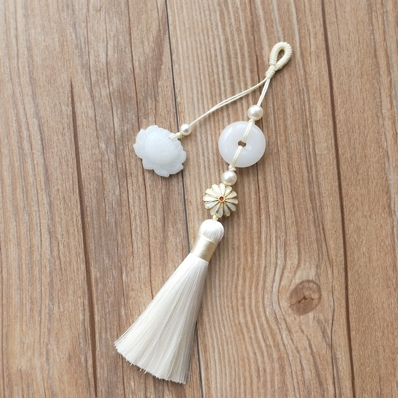 Ethnic Cheongsam Accessories Decor Chinese Hanfu Tassel Amulet Pendant ...