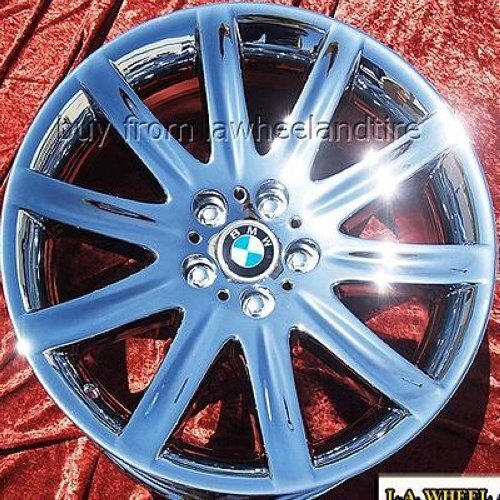 SET OF 4 CHROME 19" BMW 745i 750i 750Li 760i STYLE 95 OEM WHEELS RIMS ...