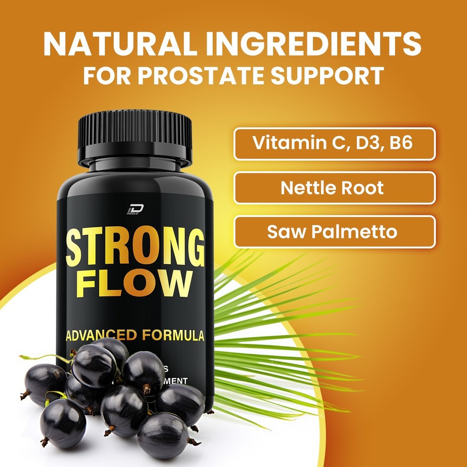 (3 Pack) Strong Flow Supplement for Men – StrongFlow Pills Advanced ...